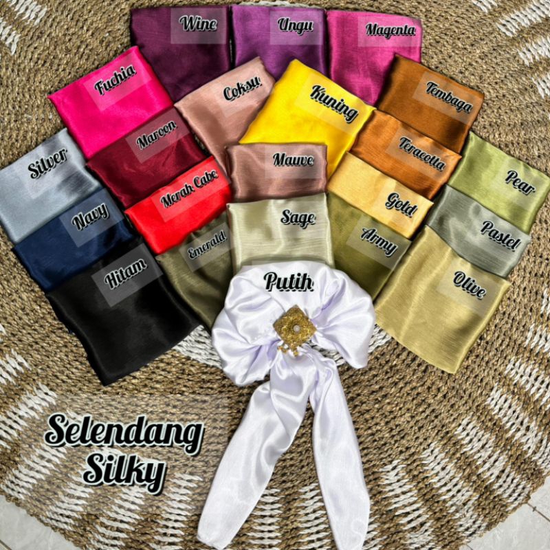 Jual Selendang silky premium murah | Shopee Indonesia