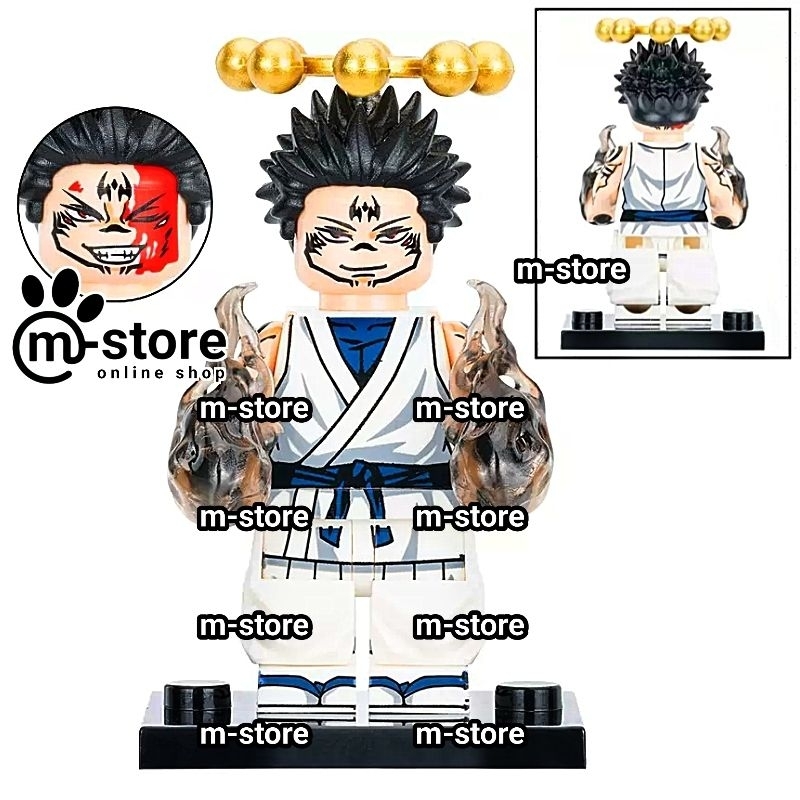 Jual brick jujutsu kaisen ryomen sukuna block mini toy figure | Shopee ...
