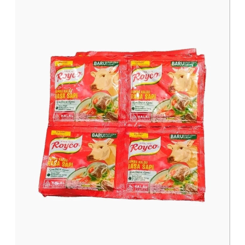 Jual Royco Rasa Sapi dan Ayam kaldu Spesial kemasan 9 gr/sachet 1 ...