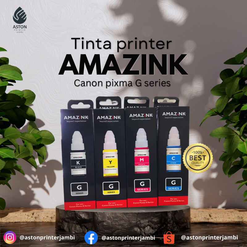 Jual TINTA PRINTER AMAZINK CANON G SERIES | Shopee Indonesia
