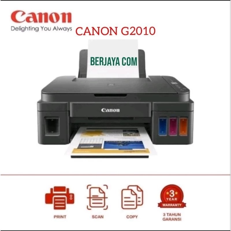 Jual Printer Canon G2010 3in1 print scan copy infus bawaan pabrik ...