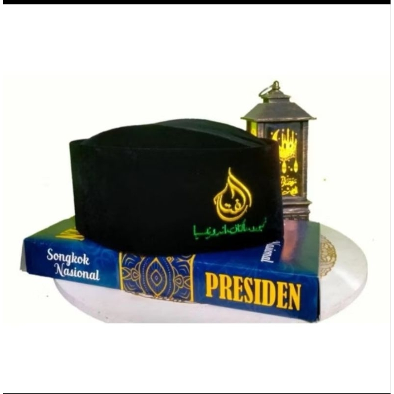 Jual Songkok Nasional Logo Al Fatah / Songkok Nasional Logo/ Songkok ...
