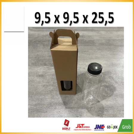 Jual Gable Box Packaging Tumbler Botol Minum Ukuran 1 Liter | Shopee ...