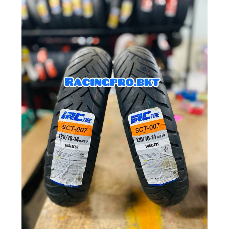 Jual BAN TUBELESS UKURAN 120/70-14 MERK IRC ban belakang PCX 150 VARIO ...