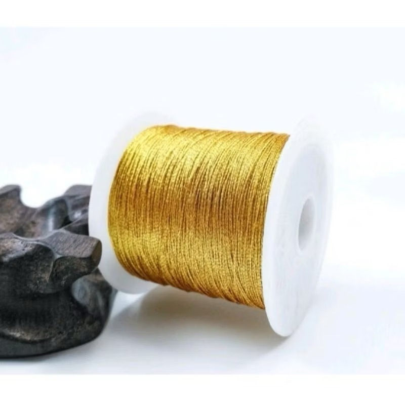 Jual Kain Tali Emas Golden Tali Hangtag Hampers Tali Gelang Aksesoris ...