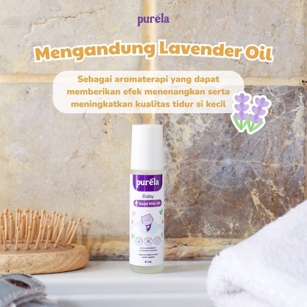 Jual PURELA Baby Good Nite Oil 8 ml - Minyak Aromaterapi Untuk Pijat ...