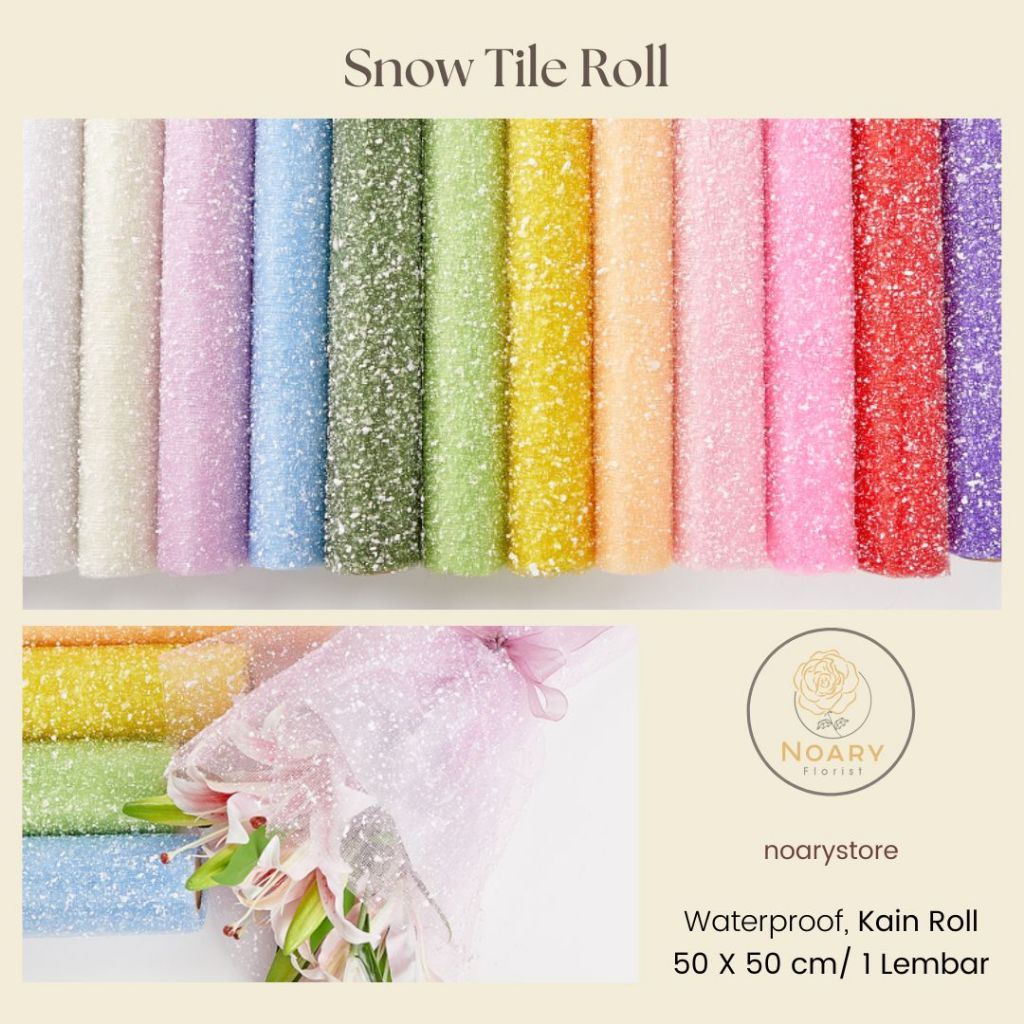 Jual SNOW TILE ROLL / Cotton Roll / Kain Roll / Tissue Paper / Kain ...