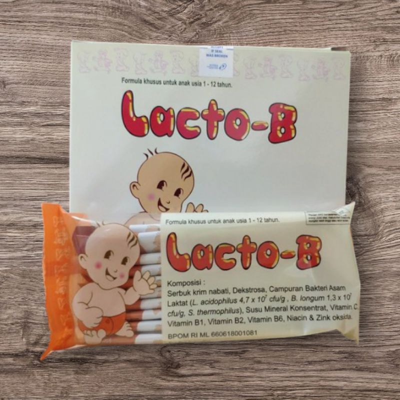 Jual Lacto-B Pack Isi 10 Sachet - Suplemen Pencernaan Anak Anak ...