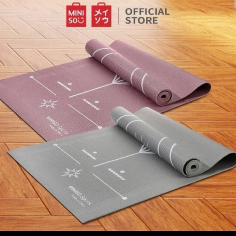 Jual Miniso Mat Yoga 5mm / Matras Yoga olahraga 5mm | Shopee Indonesia
