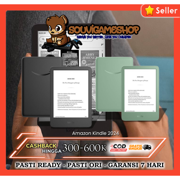 Jual All New Amazon Kindle 2024 Gen 11th 16GB Ebook Reader | Shopee Indonesia