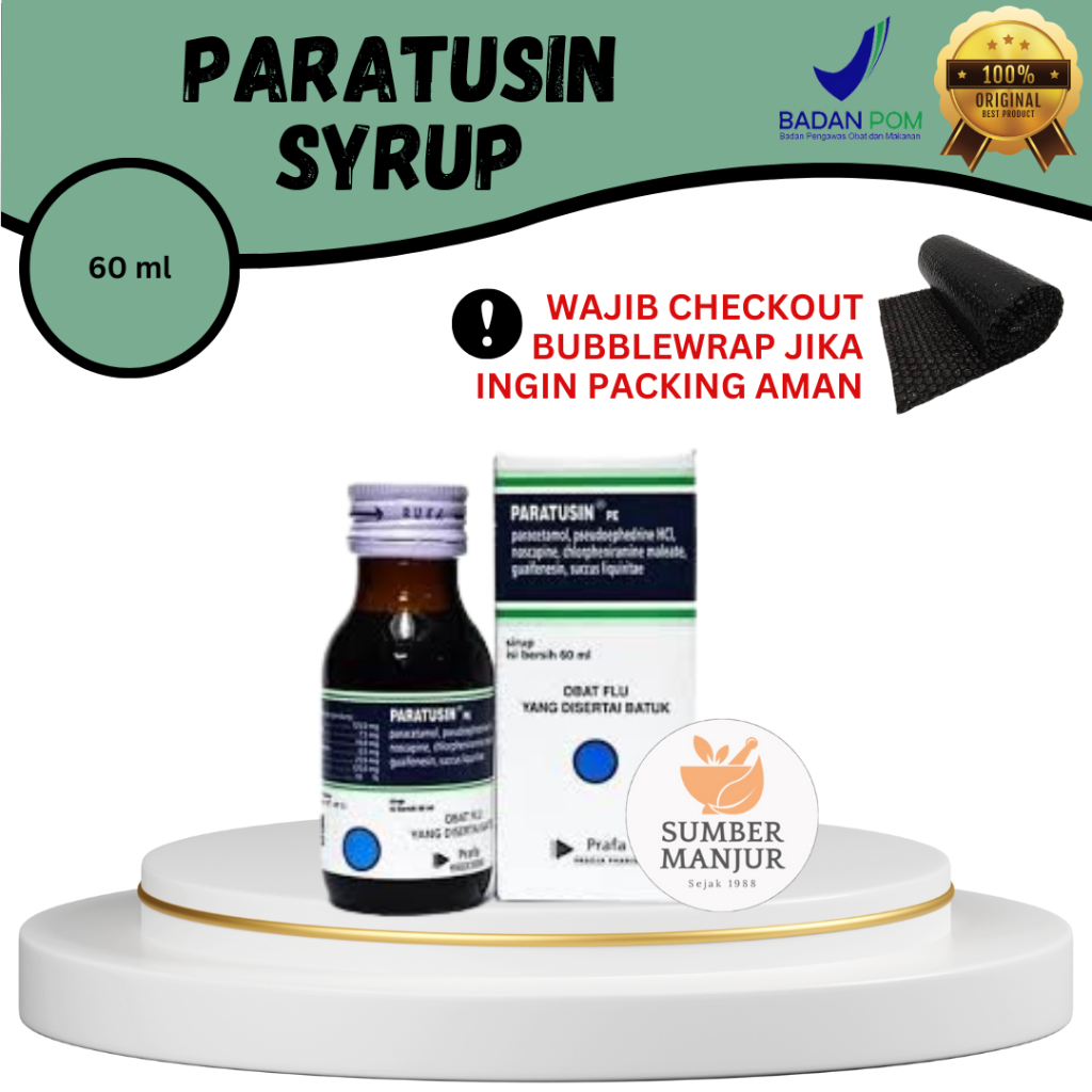Jual PARATUSIN SYRUP/ 60ML | Shopee Indonesia