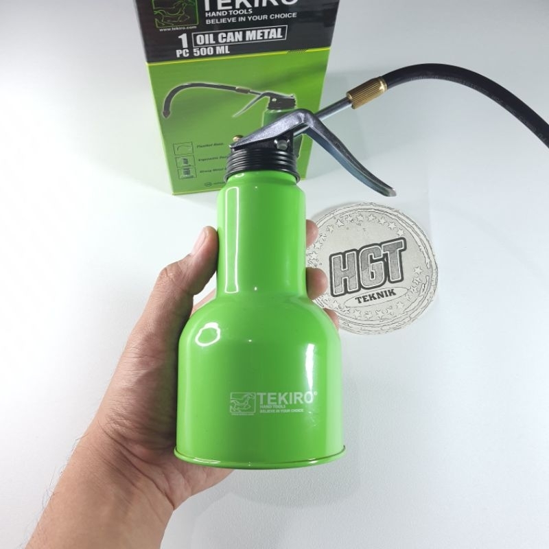 Jual TEKIRO Tempat oli / Oil can 500ml oli can / Pompa oli botol tekiro ...