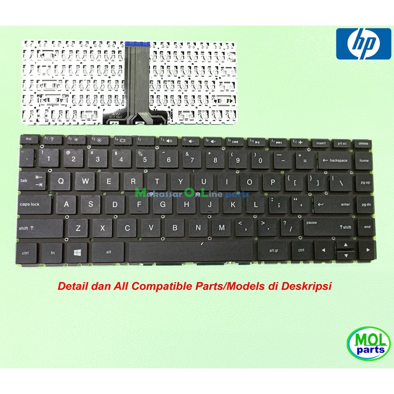 Jual Keyboard HP 14s-cf0012TX 14s-cf0063TU 14s-cf2018TU 14-ck0012TU ...