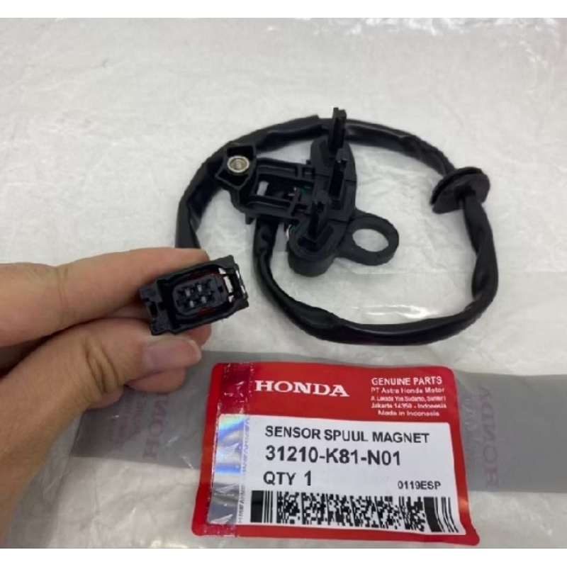 Jual Honda Sensor Spul Magnet 31210-K81-N01 sensor CKP kaki 3 Honda ...