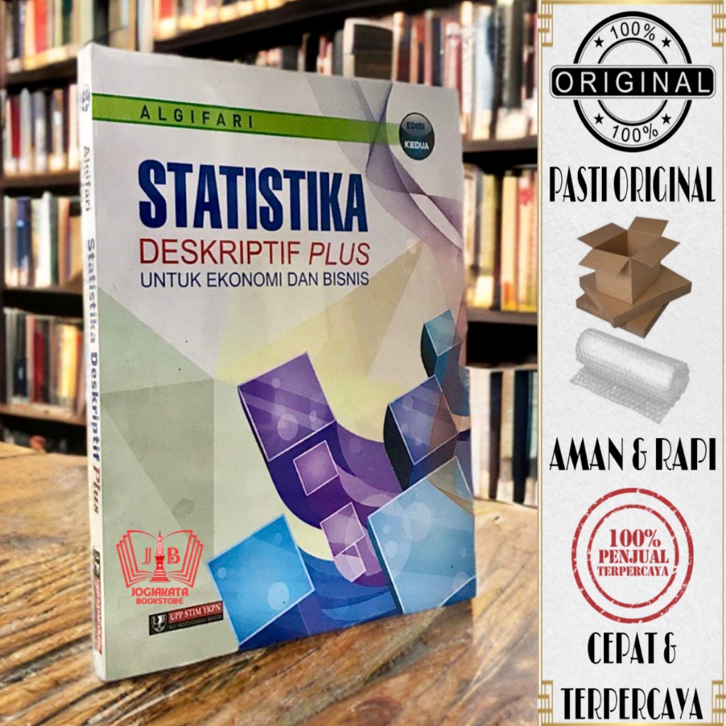 Jual Buku Statistika Deskriptif Plus - Untuk Ekonomi Dan Bisnis Edisi Kedua - Algifari | Shopee ...