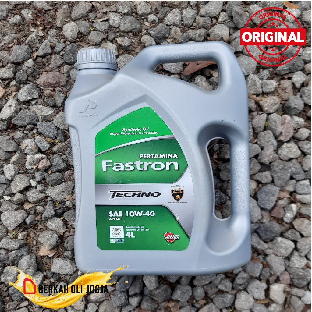 Jual Pertamina Fastron Techno SAE 10W-40 4 Liter API SN Original ...