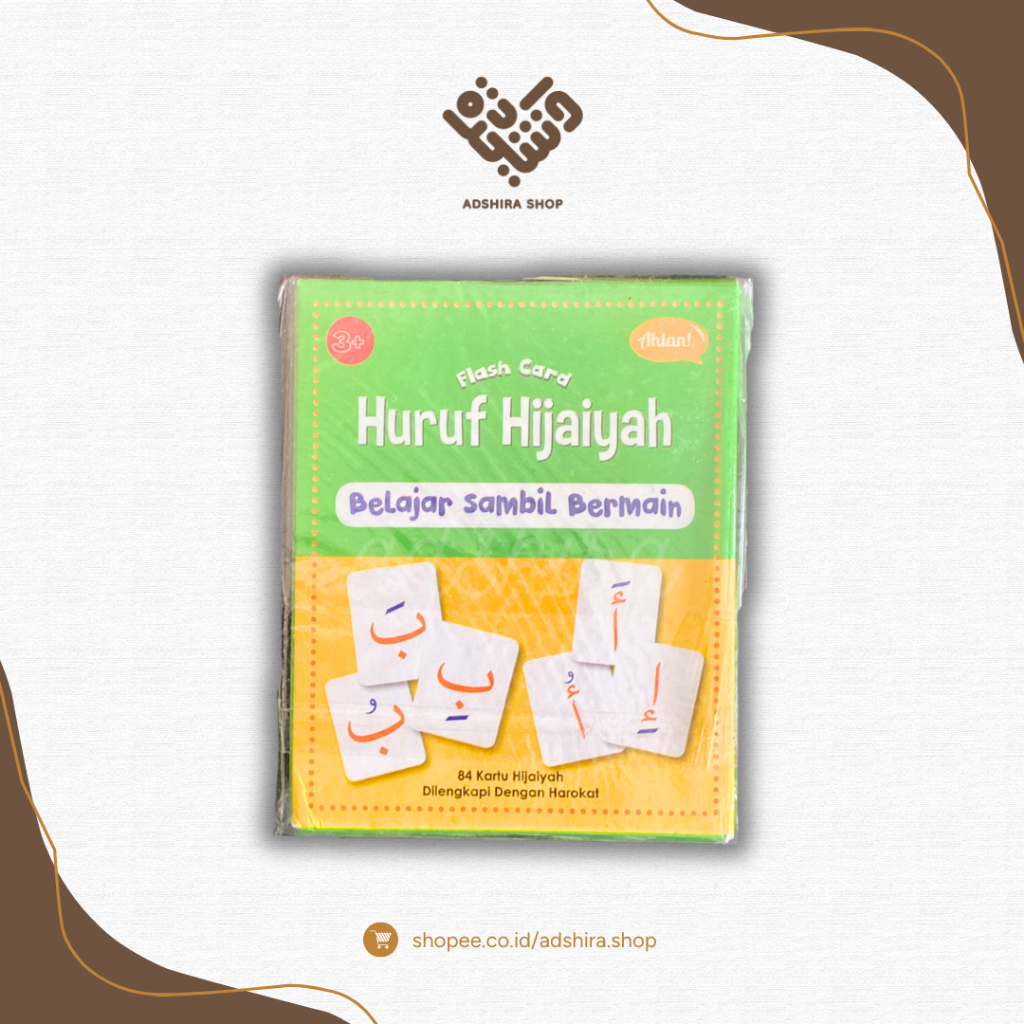 Jual Flash Cards Huruf Hijaiyah Belajar Sambil Bermain [Penerbit Ahlan ...