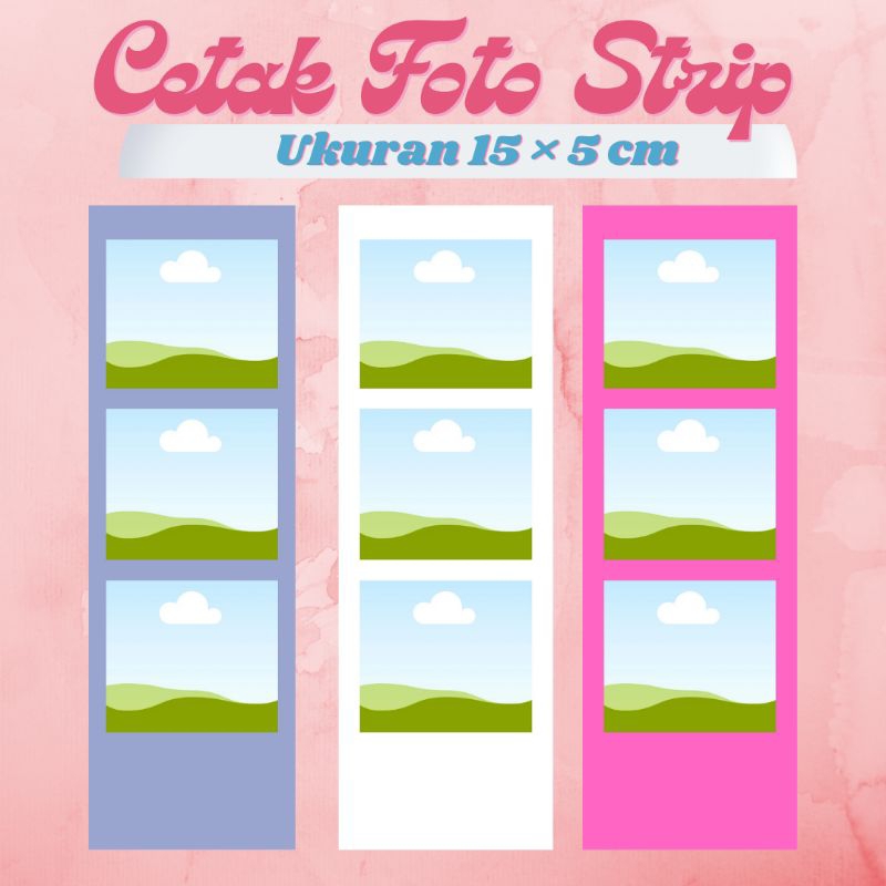 Jual Foto Strip Ukuran 15 × 5 cm | Shopee Indonesia