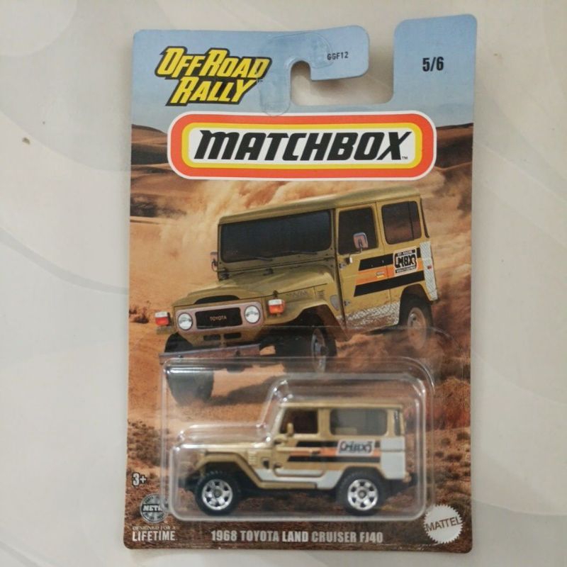 Jual Matchbox Toyota Land Cruiser FJ40 Offroade Rally Series | Shopee ...