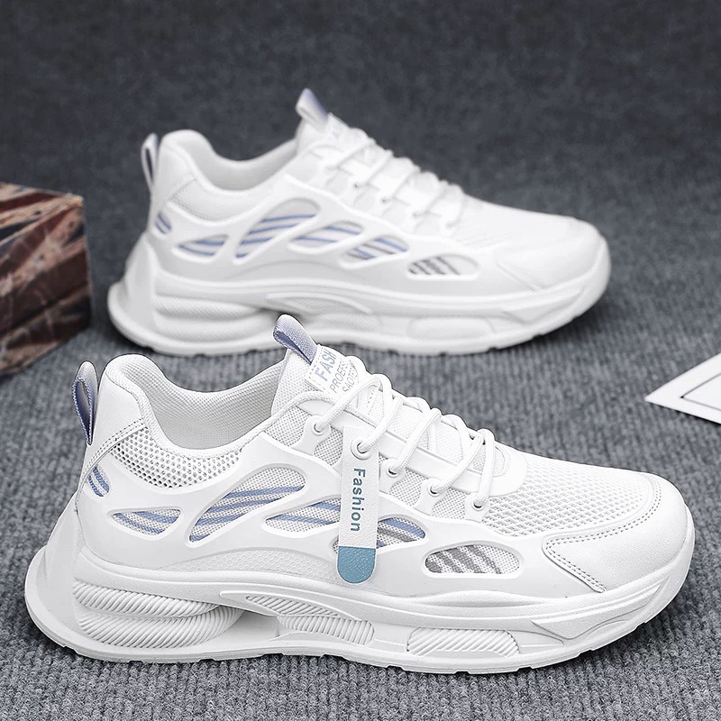 Jual Keeping Sepatu Pria Sneakers Cowok Putih Outdoor Sporty Shoes ...