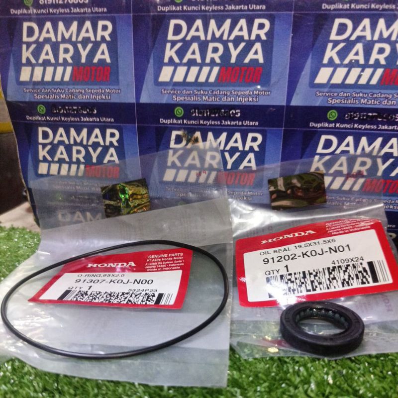 Jual SIL KRUK AS DAN SEAL KRUK AS SIL CVT BEAT NEW LED DELUX KOJ GENION ORIGINAL | Shopee Indonesia