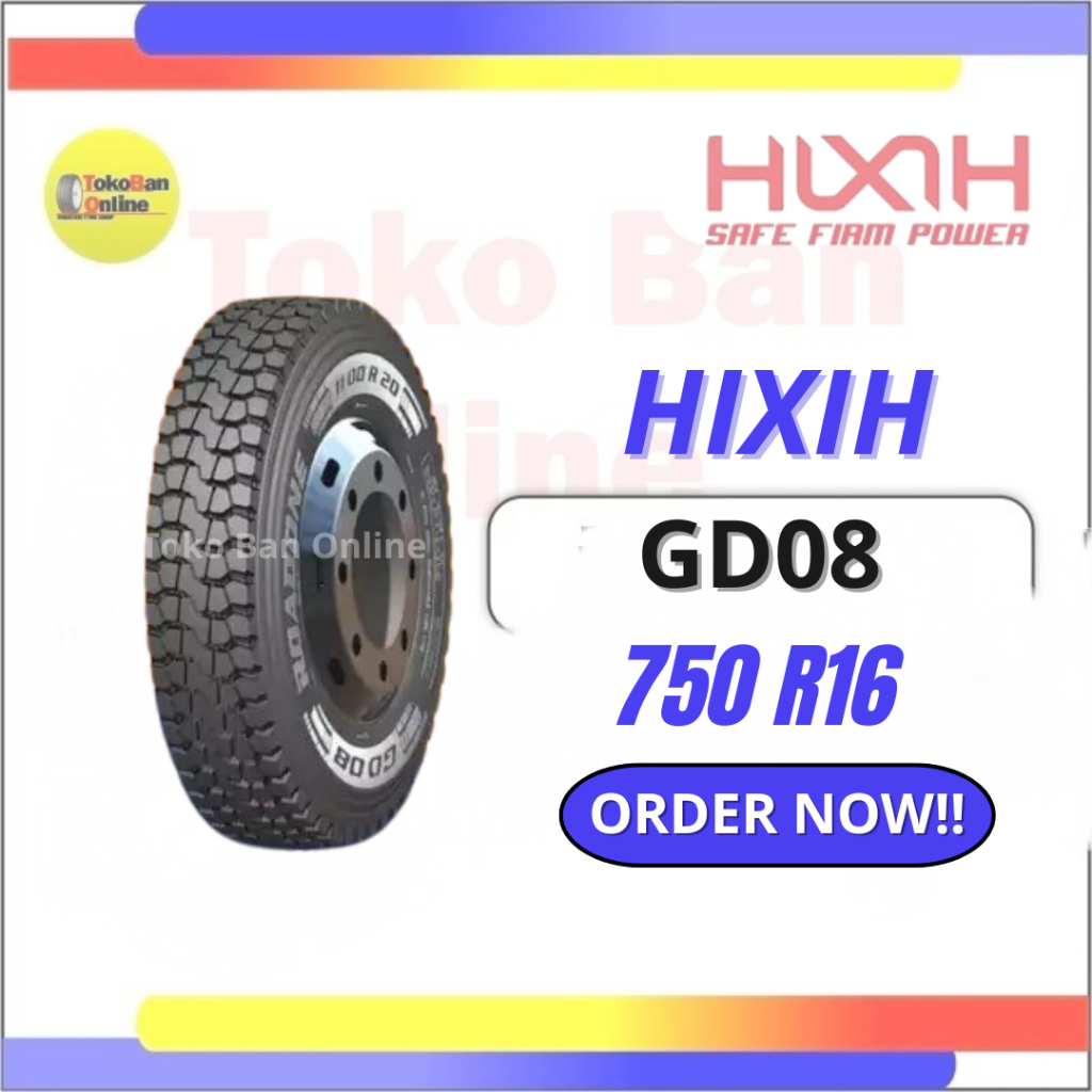 Jual Ban Truck Radial HIXIH 750 R16 14PR GD08 (set dalam marset) | Shopee Indonesia