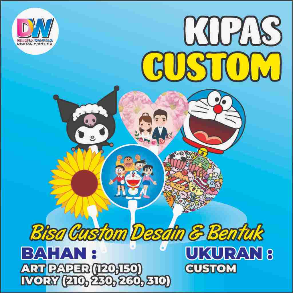 Jual CETAK KIPAS SOUVENIR/ CETAK KIPAS CUSTOM KIPAS TANGAN | Shopee ...