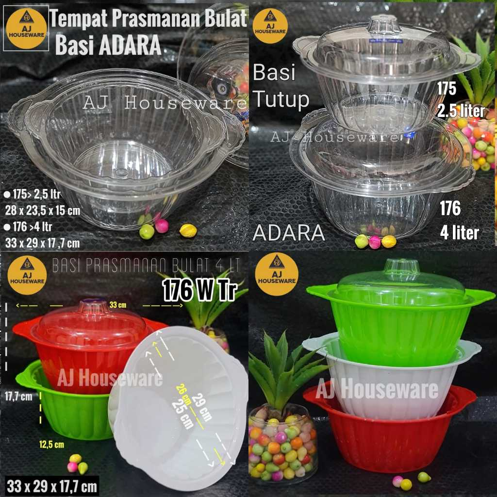 Jual 175-176 W/TR BASI TEMPAT PRASMANAN /PANCI BULAT ADARA 4 LITER ...