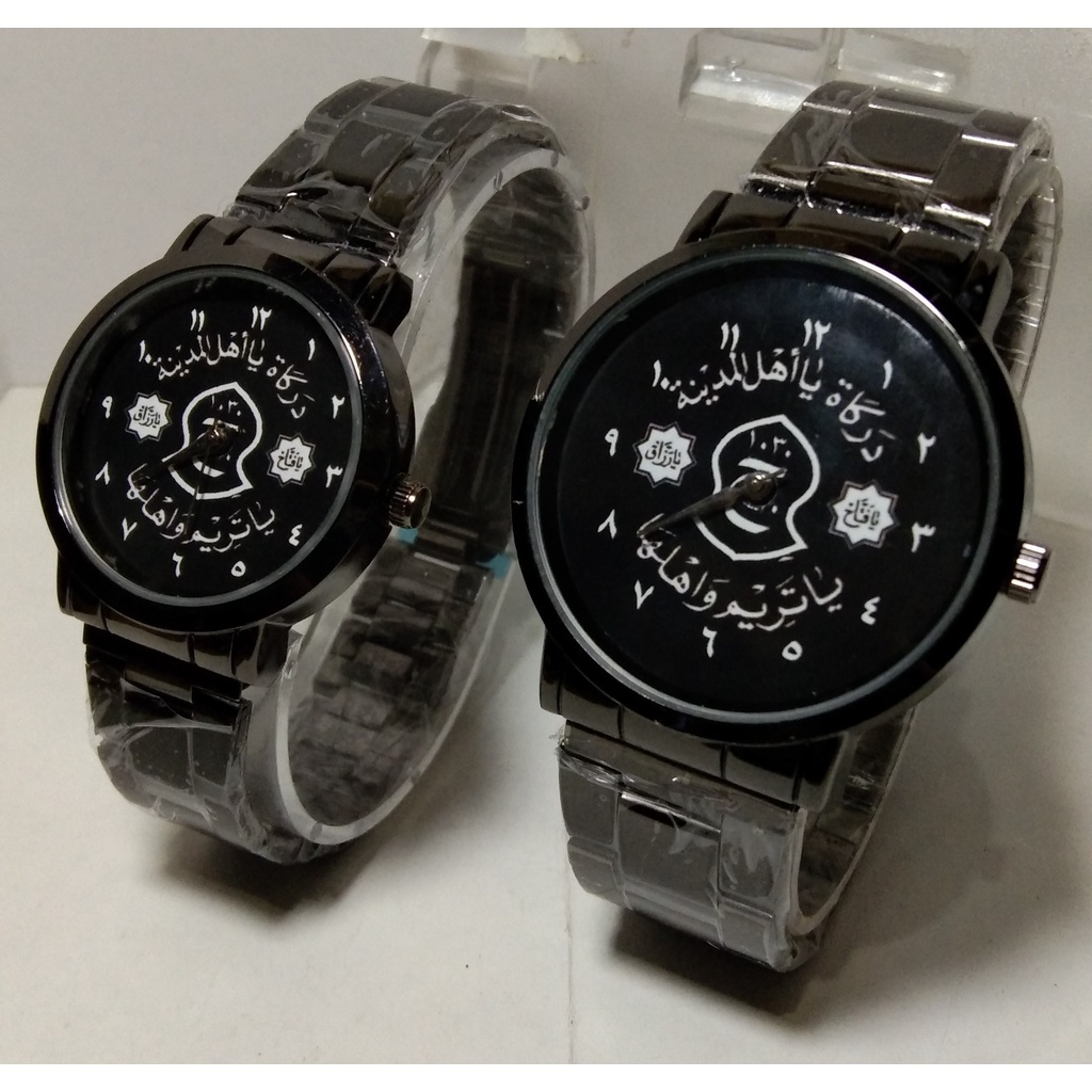 Jual Jam tangan terompah couple stainles bisa request nama | request ...