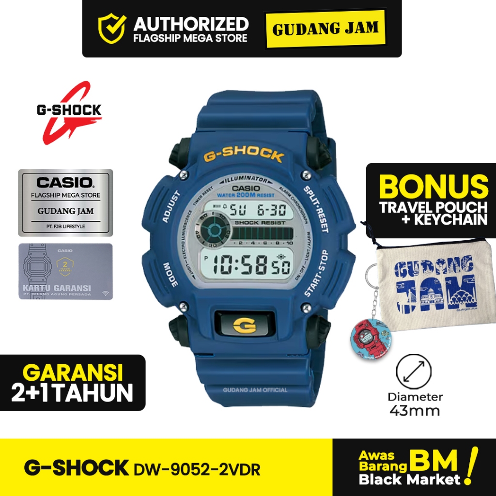 Jual Jam G shock Original DW-9052-2VDR Anti Air Water Resistant 200M | Shopee Indonesia