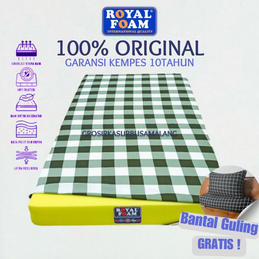 Jual ROYAL FOAM KASUR BUSA TEBAL 20 CM | Shopee Indonesia