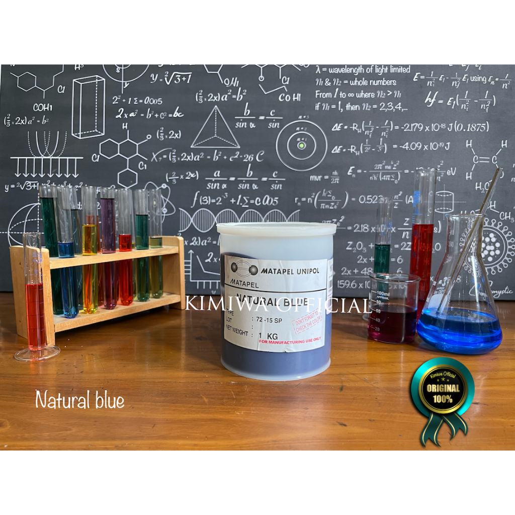 Jual Pigment Natural Blue Matapel / Pigmen Resin Matapel / Cat Pasta ...