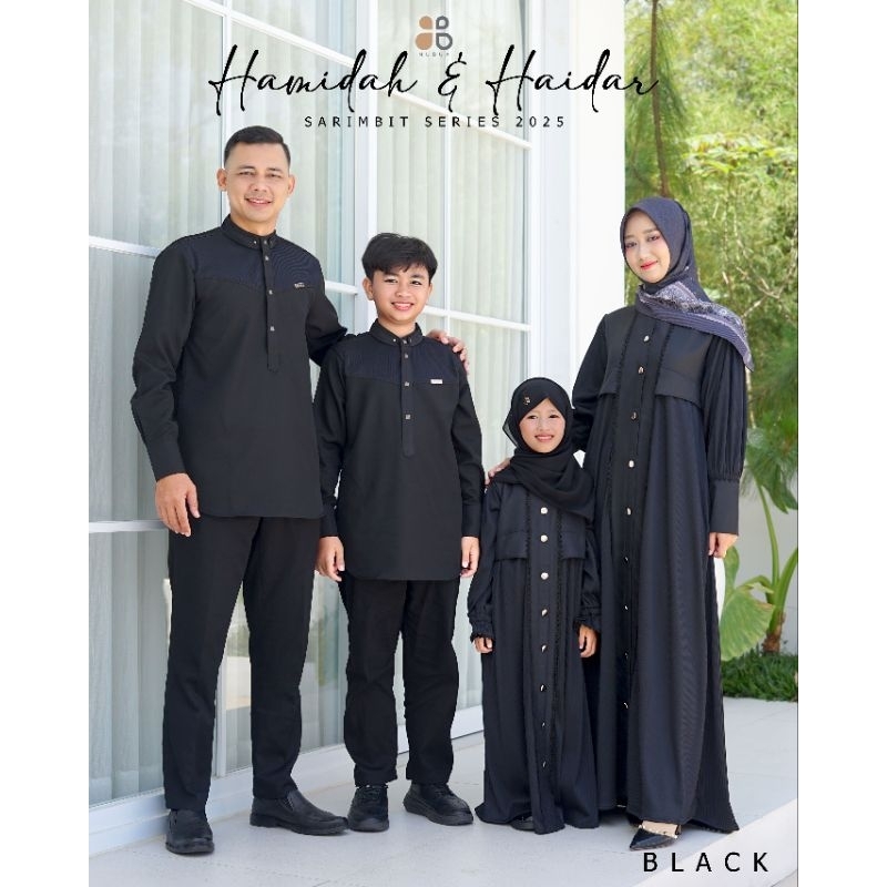 Jual Nubua Sarimbit Hamidah Haidar Black || Hamidah || Mahda || Haidar ...