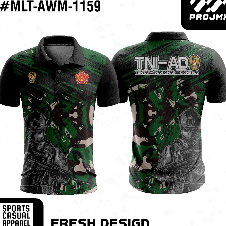Jual PROJMX - KAOS JERSEY TNI ANGKATAN DARAT / TNI AD TERBARU FULL PRINTING! | Shopee Indonesia