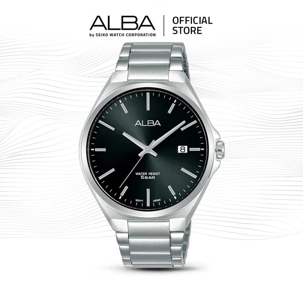 Jual Alba Prestige Jam Tangan Pria AS9P89 / AS9P89X1 Quartz Black Dial ...