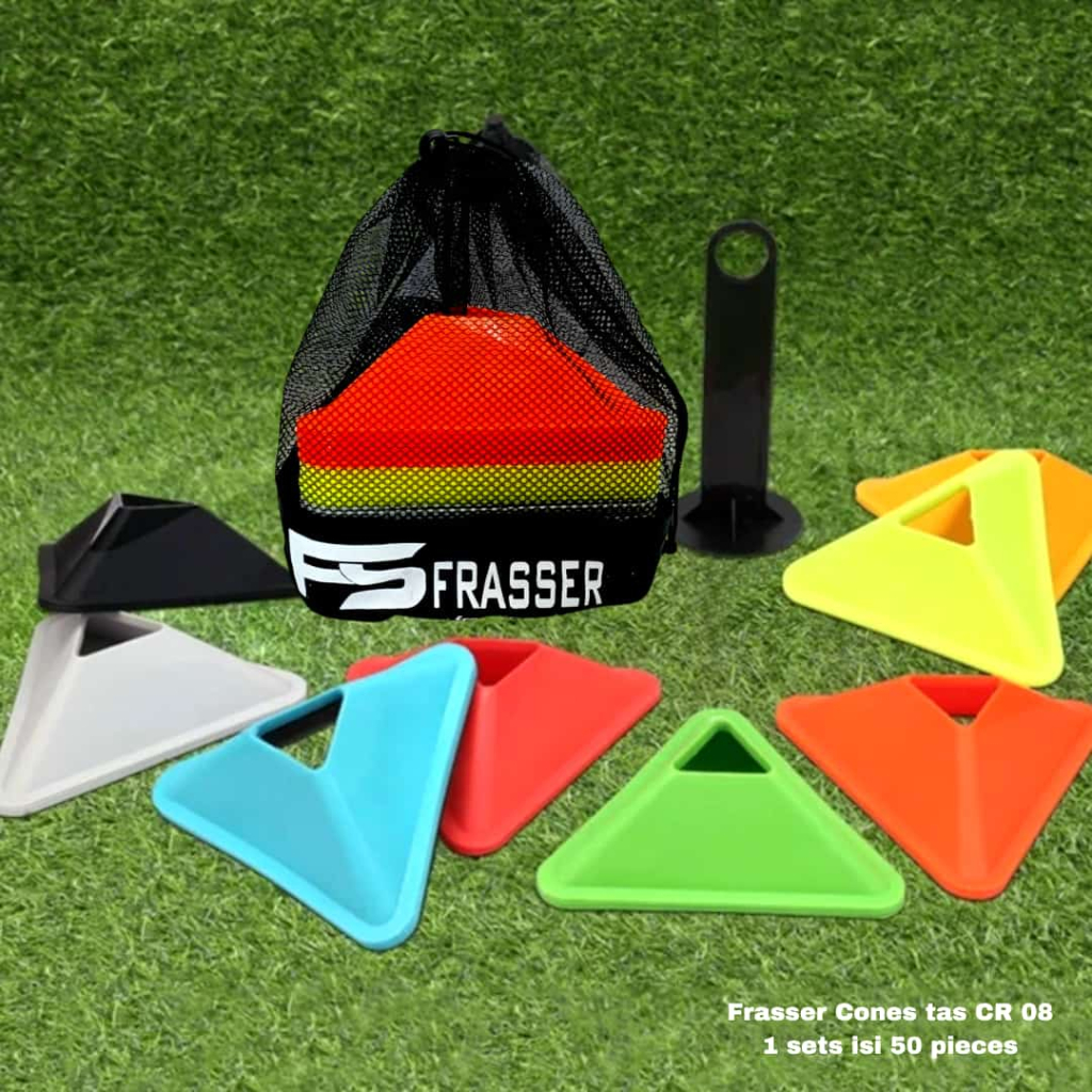 Jual Frasser Cone Mangkok Model Segitiga Untuk Futsal Sepak Bola Atau ...