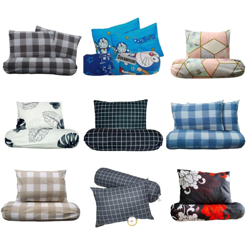 Jual Sarung Bantal Guling Ukuran Standar Banyak Varian Motif Kotak ...