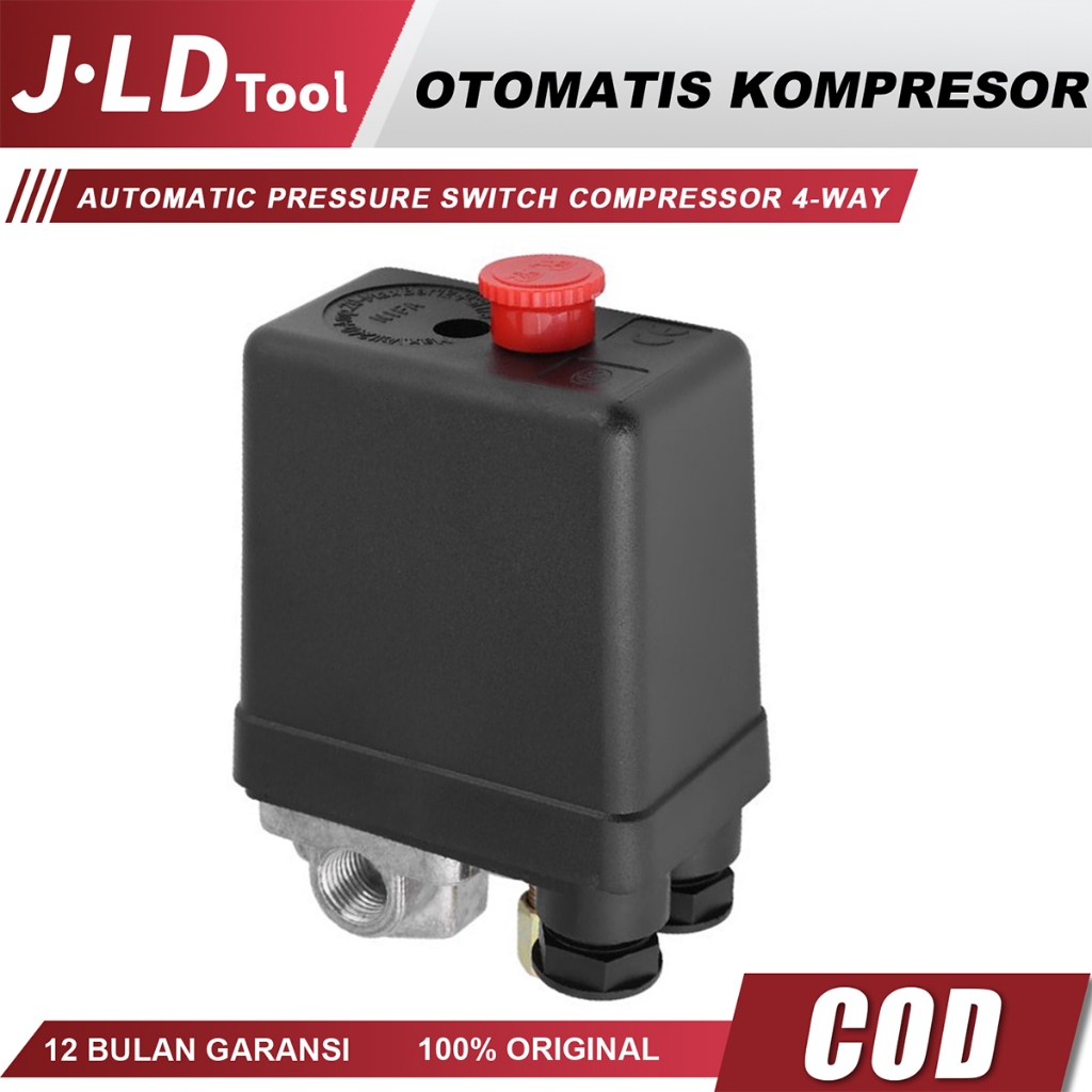 Jual JLD Otomatis Kompresor Angin 4-Lubang Automatic Pressure Switch ...