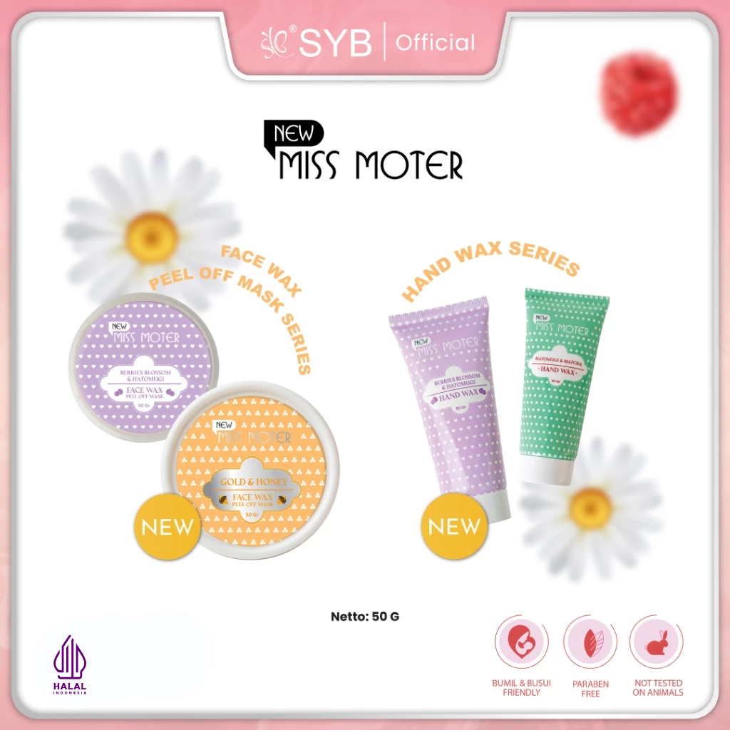 Jual SYB SPECIAL BUNDLING MISS MOTER WAX PEEL OFF MASK (MASKER WAJAH ...