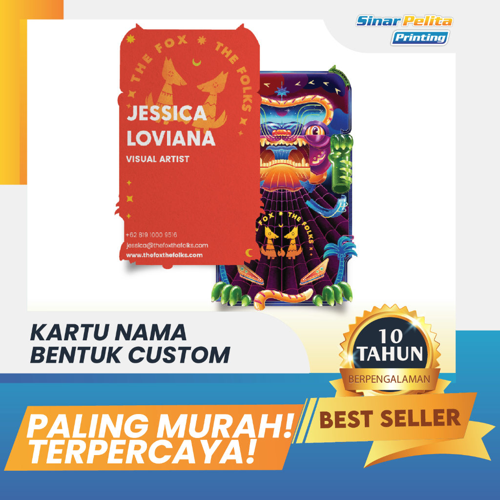 Jual Cetak Kartu Nama | Kartu Nama Bentuk Custom | Name Card Custom ...