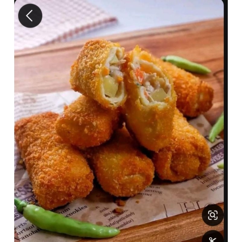 Jual Risol Frozen/RisolGemoy/Risol-Mayo/Risol-Rogut(1 pack isi 4pics ...