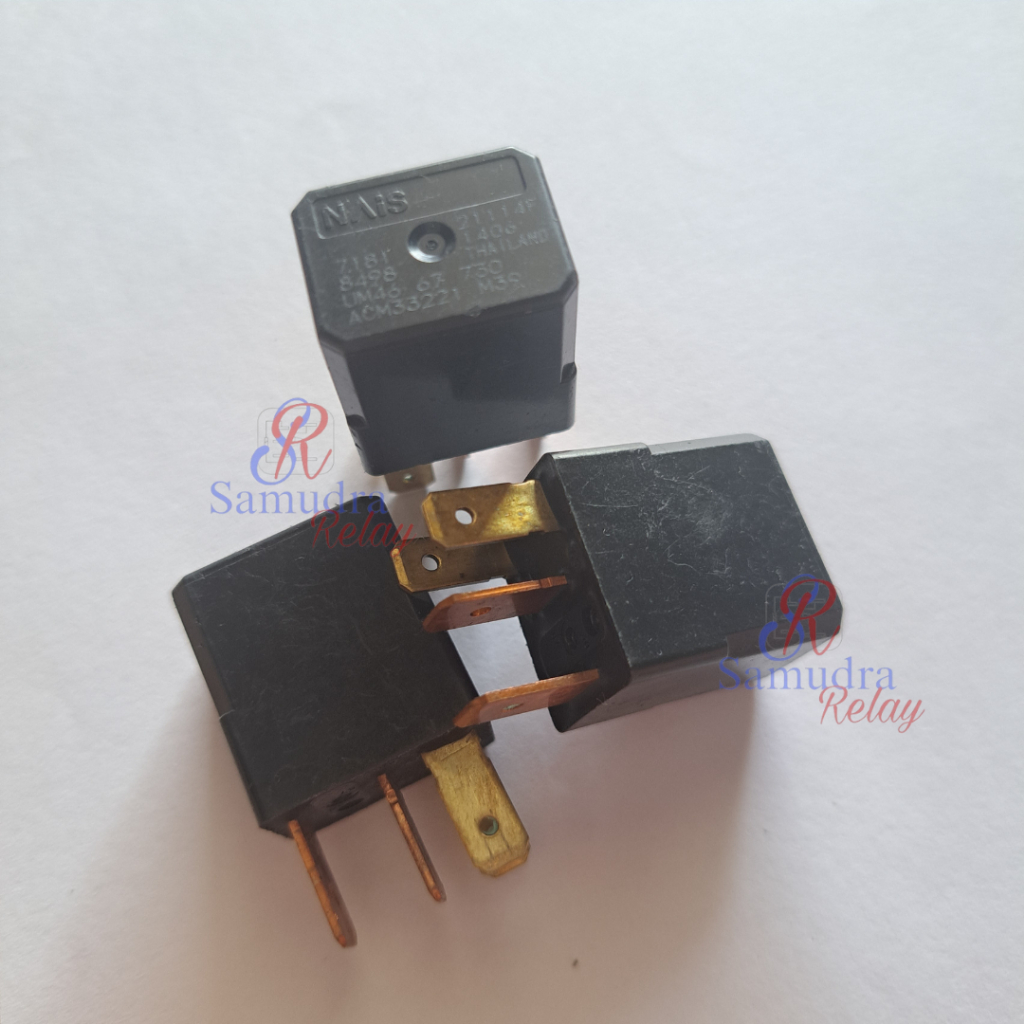 Jual Relay NAIS hitam ACM33221 Relay Nais panjang kaki 4 ada lubang ...