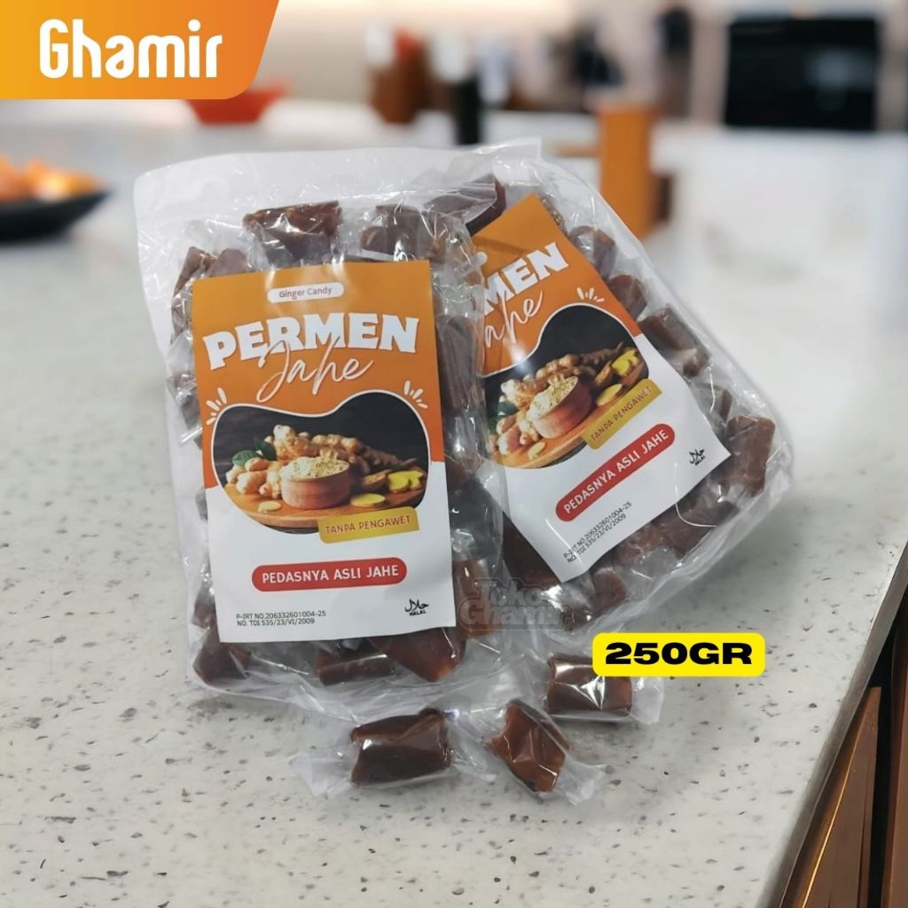 Jual Permen Jahe Wijen 250gr - Rasa Pedas Alami Dari Bahan Pilihan ...