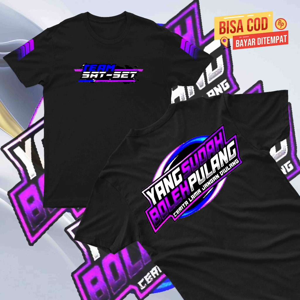 Jual KAOS TIM SAT SET ATAU KAOS YANG SUDAH BOLEH PULANG BAHAN KATUN CVC ...