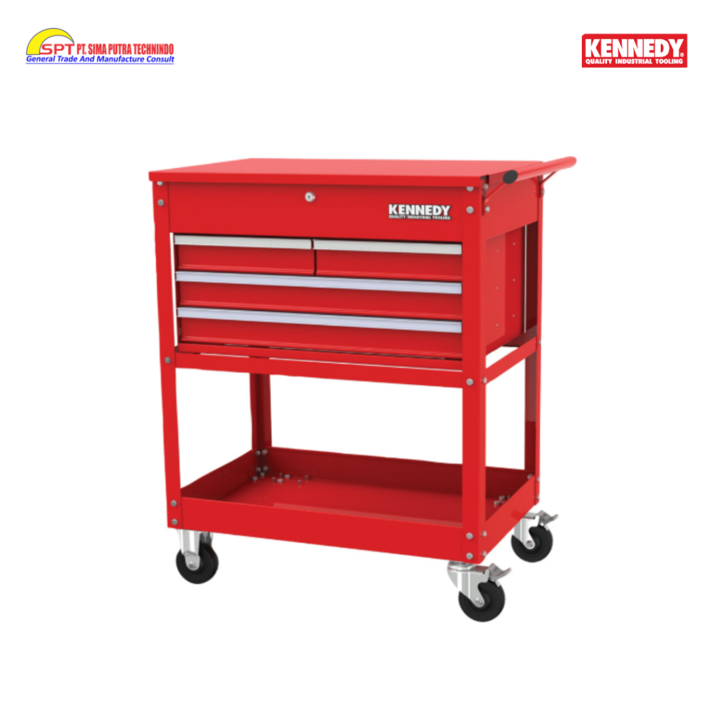 Jual meja troli perkakas tool cart (4-drawer service cart ) Kennedy ...
