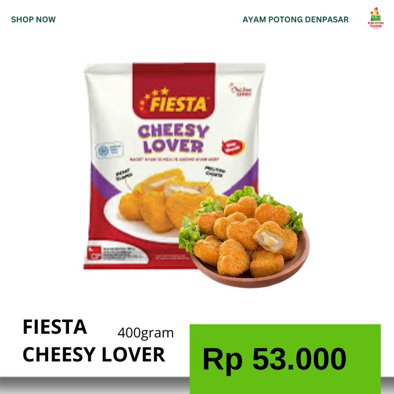 Jual FIESTA CHEESY LOVER// NUGGET CRISPY BUBBLE // VOLCANO CHEESE ...