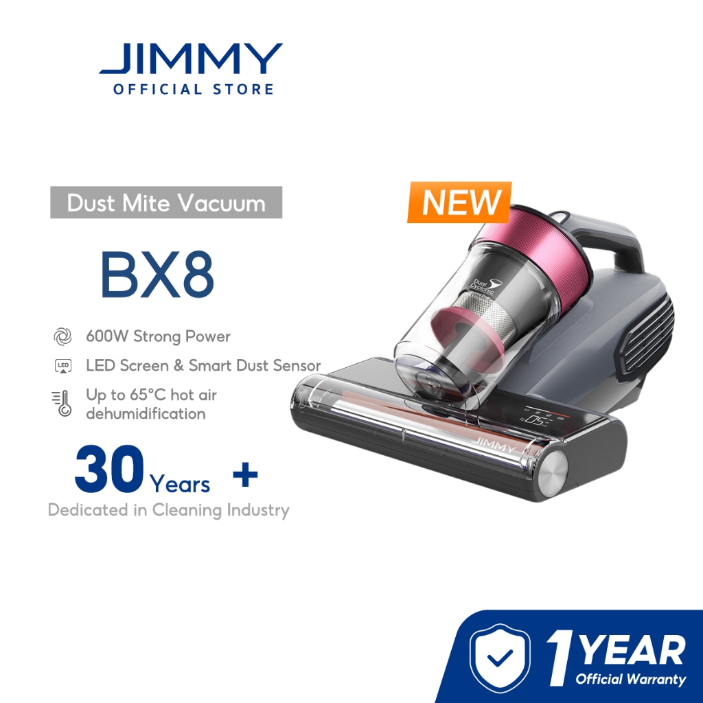 Jual JIMMY BX8 Ultrasonic UV Anti Dust Mite Bed Vacuum Cleaner ...