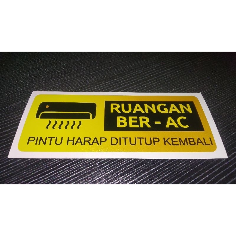 Jual Stiker ruang AC, stiker AC | Shopee Indonesia