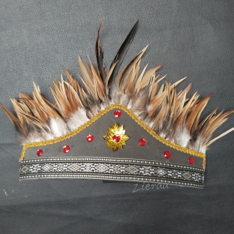 Jual Ikat Kepala Topi Adat Tari Dayak NTT Hiasan Pentas daerah | Shopee ...