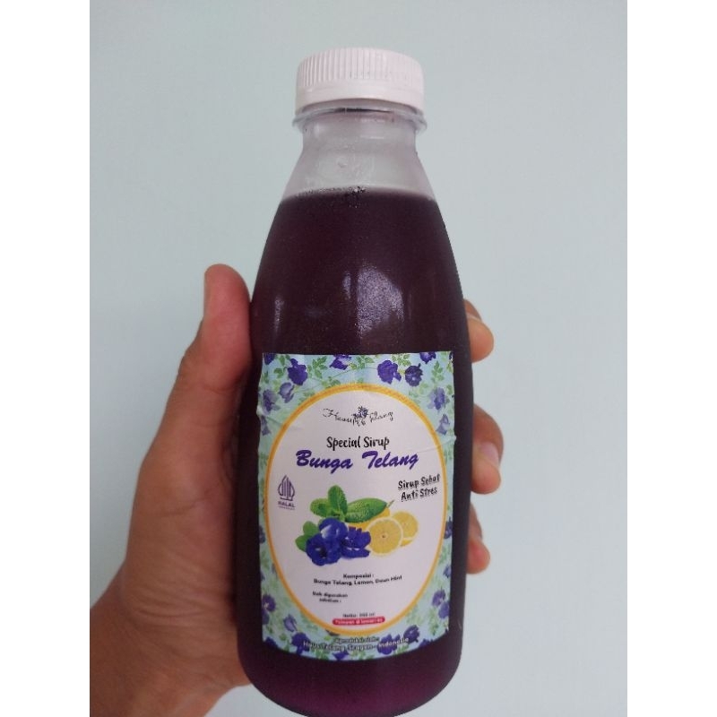 Jual Special Sirup Bunga Telang Lemon Siyrup Rempah Butterfly Pea ...